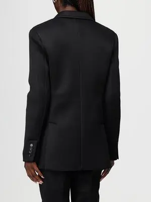 Max Mara Structured Single-breasted Polyester Blazer - Black