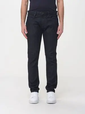 Emporio Armani Cotton Straight Jeans - Navy