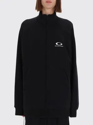Balenciaga Zip Up Sweatshirt - Black