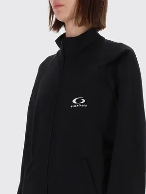 Balenciaga Zip Up Sweatshirt - Black