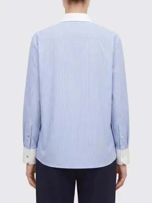 Tory Burch Striped Cotton Poplin Shirt
