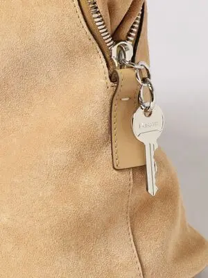 MAISON MARGIELA Suede Top Handle Bag - Camel