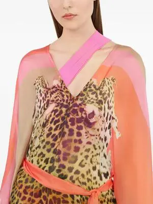 Roberto Cavalli Leopard Print Beachwear