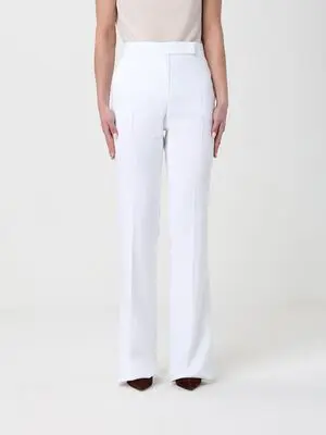 Max Mara Cecina Classic Cotton Trousers - White