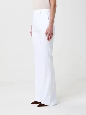 Max Mara Cecina Classic Cotton Trousers - White