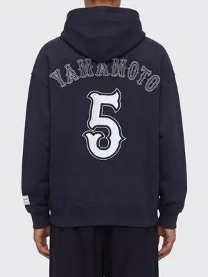 Y3 Cotton Hoodie With Logo Detailing