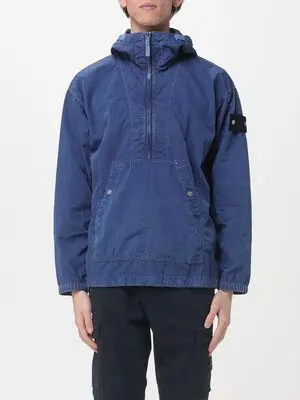 Stone Island Hooded Jacket - Denim