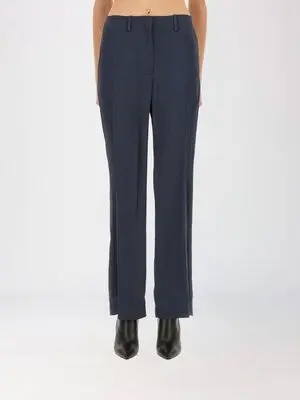 Theory Tailored Wide Leg Trousers - Blue