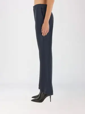 Theory Tailored Wide Leg Trousers - Blue
