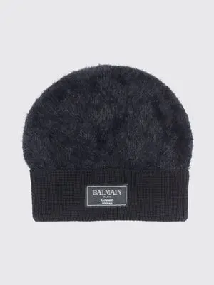 Balmain Beanie Hat - Black