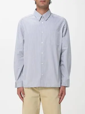 A.p.c. Striped Cotton Shirt - Grey