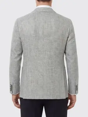 Tagliatore Double Breasted Jacket With Notch Lapels
