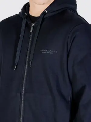 Armani Exchange Full Zip Hooded Sweatshirt