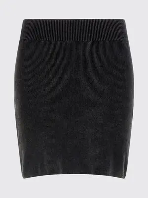 Alexander Wang Ribbed Knit Pencil Skirt - Black