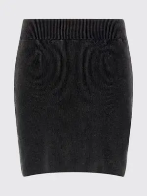 Alexander Wang Ribbed Knit Pencil Skirt - Black
