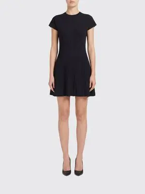 Sportmax Ribbed Stretch A-line Mini Dress