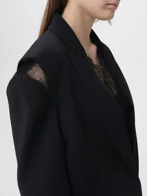 Patrizia Pepe Single Breasted Jacket - Black