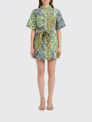 ALEMAIS Printed Shirt Dress
