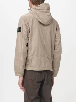 Stone Island Hooded Jacket - Sand