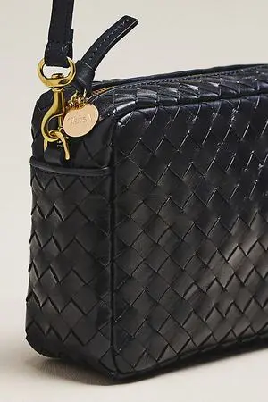 Clare V. Woven Midi Crossbody Bag - Twilight