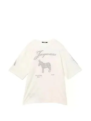 Jacquemus The Ane T-shirt - Neutrals