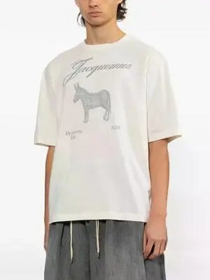 Jacquemus The Ane T-shirt - Neutrals