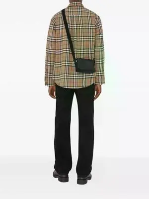 Burberry Embossed Check Crossbody Bag