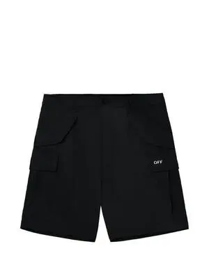 Off-white Cargo Shorts For Men