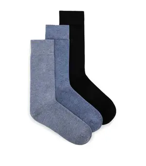 ALLSAINTS Organic Cotton-blend Ramskull Adan Socks - Black