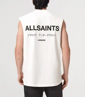 ALLSAINTS Organic Cotton Sleeveless Underground T-shirt