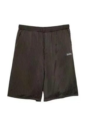 Undercover Pinstripe Shorts With Logo