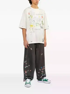Mihara Yasuhiro Distressed Graphic T-shirt