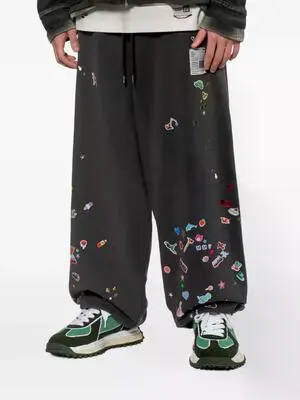 Mihara Yasuhiro Graphic Drawstring Trousers
