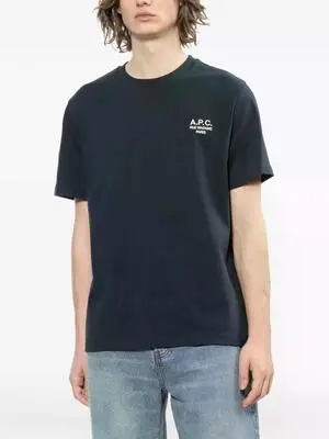 A.p.c. Embroidered Logo T-shirt - Grey