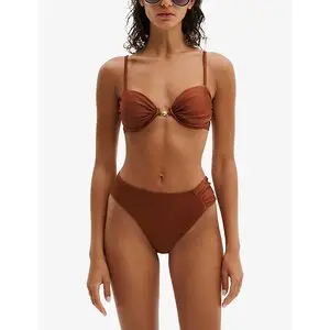 MALINA Draped Bikini Top