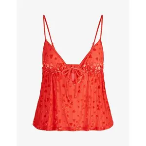 SKIMS Sheer Velvet Cami And Trousers Set