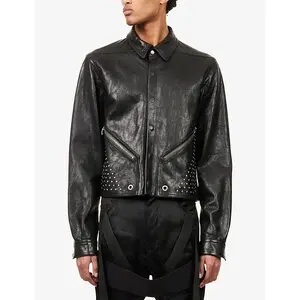 Rick Owens Studded Leather Jacket