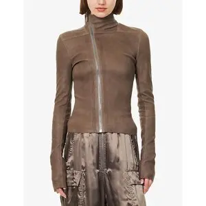 Rick Owens Gary Slim Leather Jacket