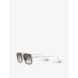 Dita Rectangular Aviator Sunglasses