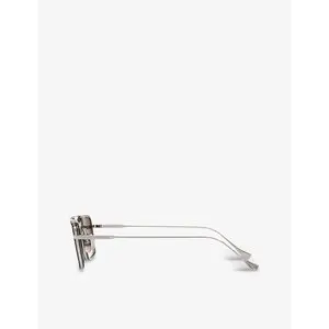 Dita Rectangular Aviator Sunglasses