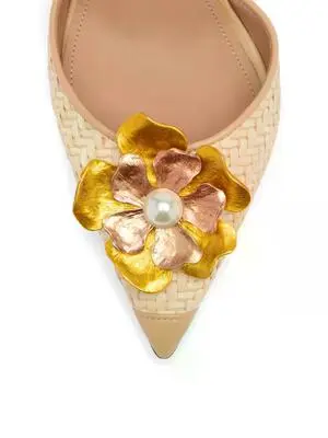 MALONE SOULIERS Sarah Floral Slingback Pumps