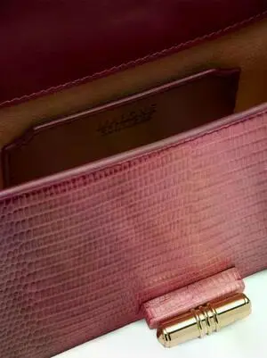 MALONE SOULIERS Embossed Leather Top Handle Bag