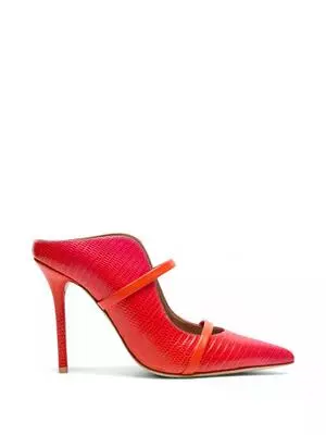 MALONE SOULIERS Maureen Embossed Leather Mules