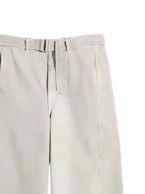 LEMAIRE Twisted Belt Seam Trousers - Neutrals