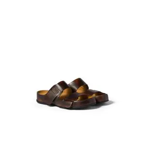 Miu Miu Leather Sandals - Palisander