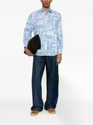 ARTE ANTWERP Allover Shirt - Blue