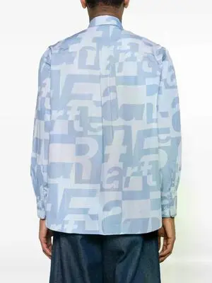 ARTE ANTWERP Allover Shirt - Blue