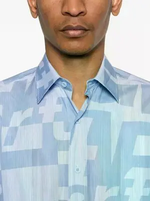 ARTE ANTWERP Allover Shirt - Blue