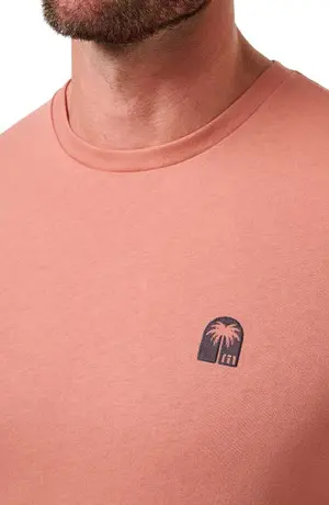 Travis Mathew Top Places Embroidered Logo T-shirt