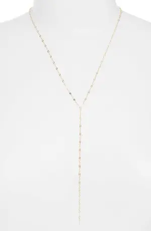 SET & STONES Phoebe Y-necklace - Gold